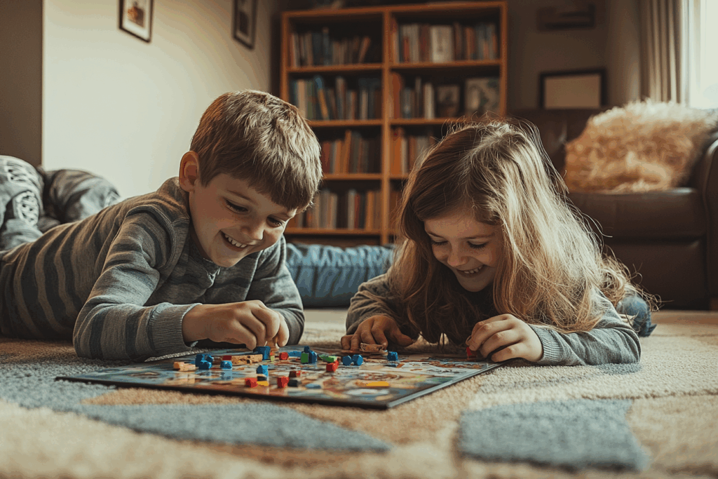 Jocuri în doi pentru copii – 23 de idei de testat acasă